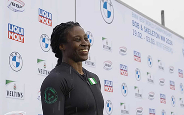 Nigerian Bobsledder Simidele Adeagbo Celebrates Historic World ...